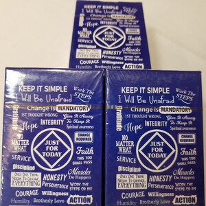 Narcotics Anonymous Style Playing Cards - Etsy