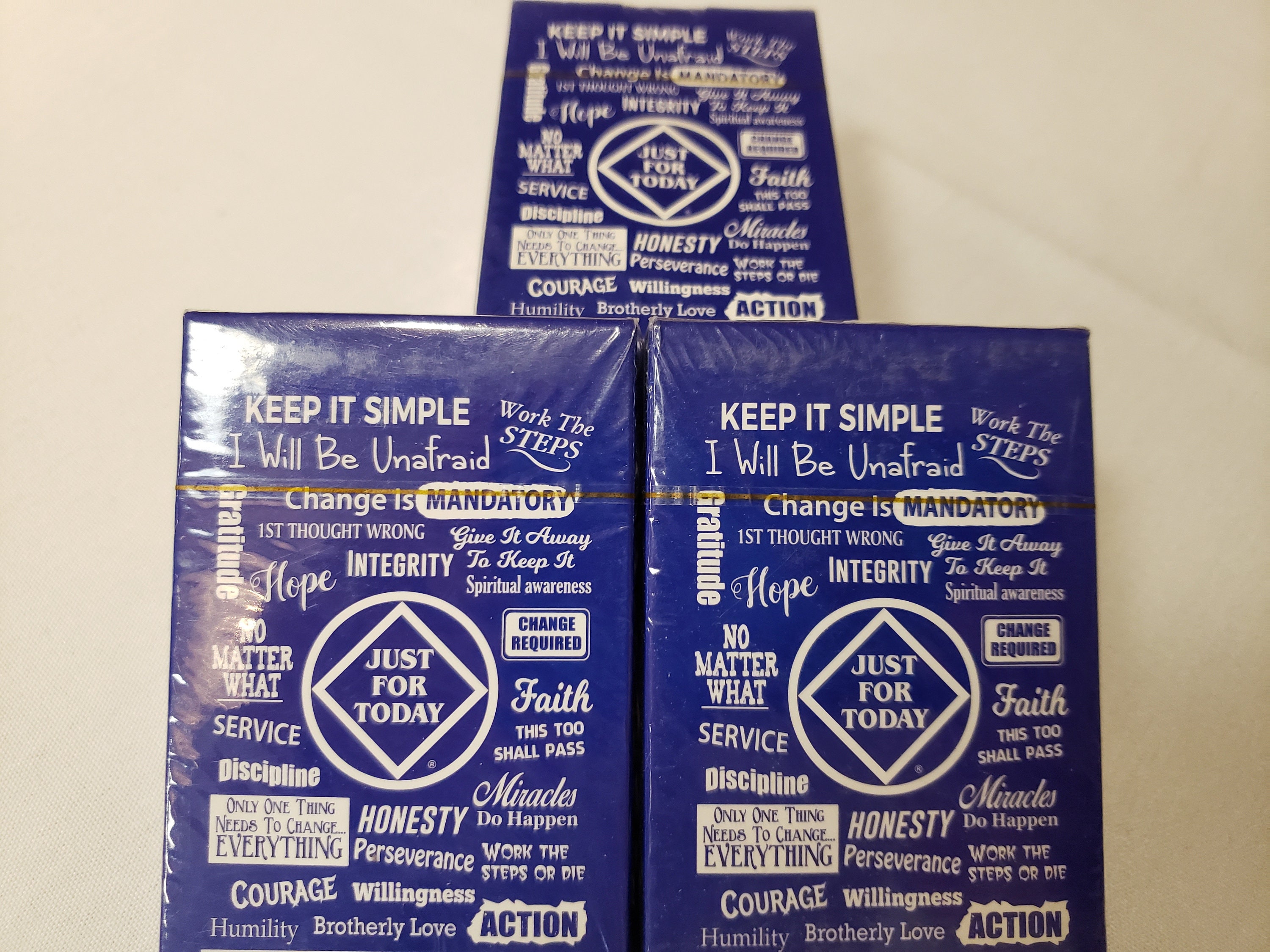 Narcotics Anonymous Style Playing Cards - Etsy