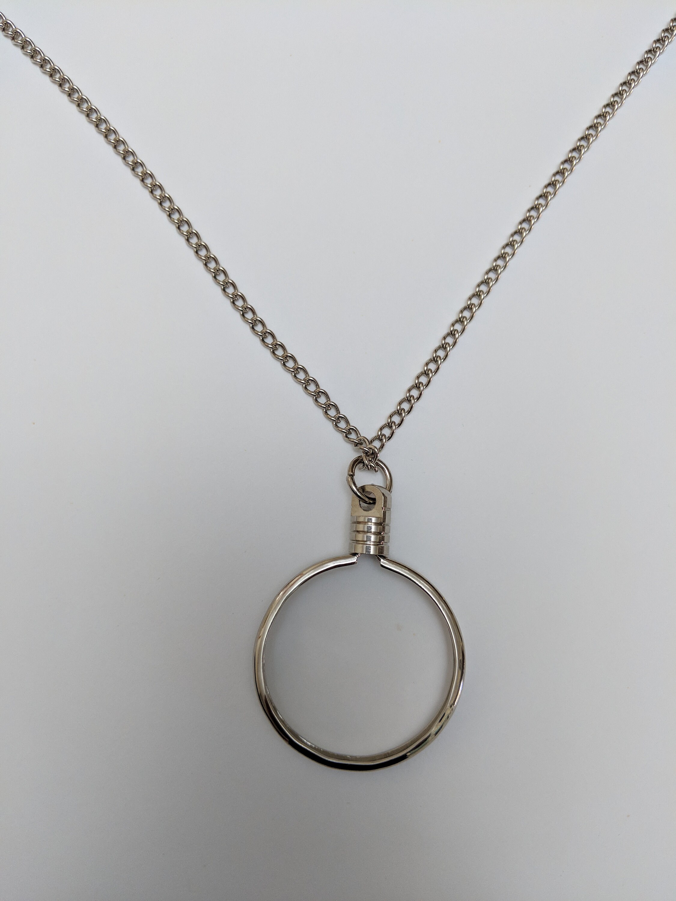 Medallion Holder Chain Gold & Silver - Etsy