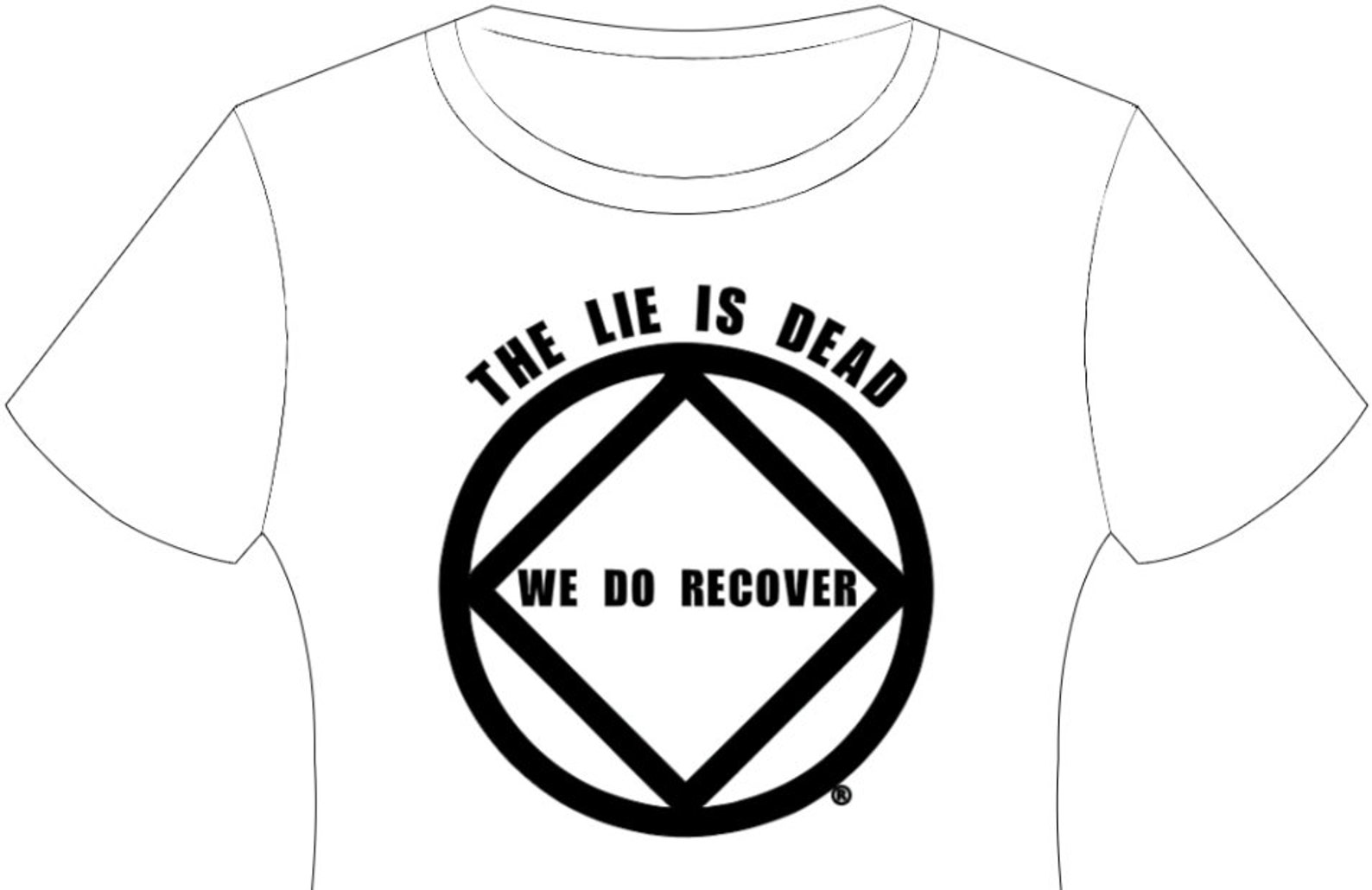 Narcotics Anonymous the Lie is Dead, We Do Recover Shirt - Etsy
