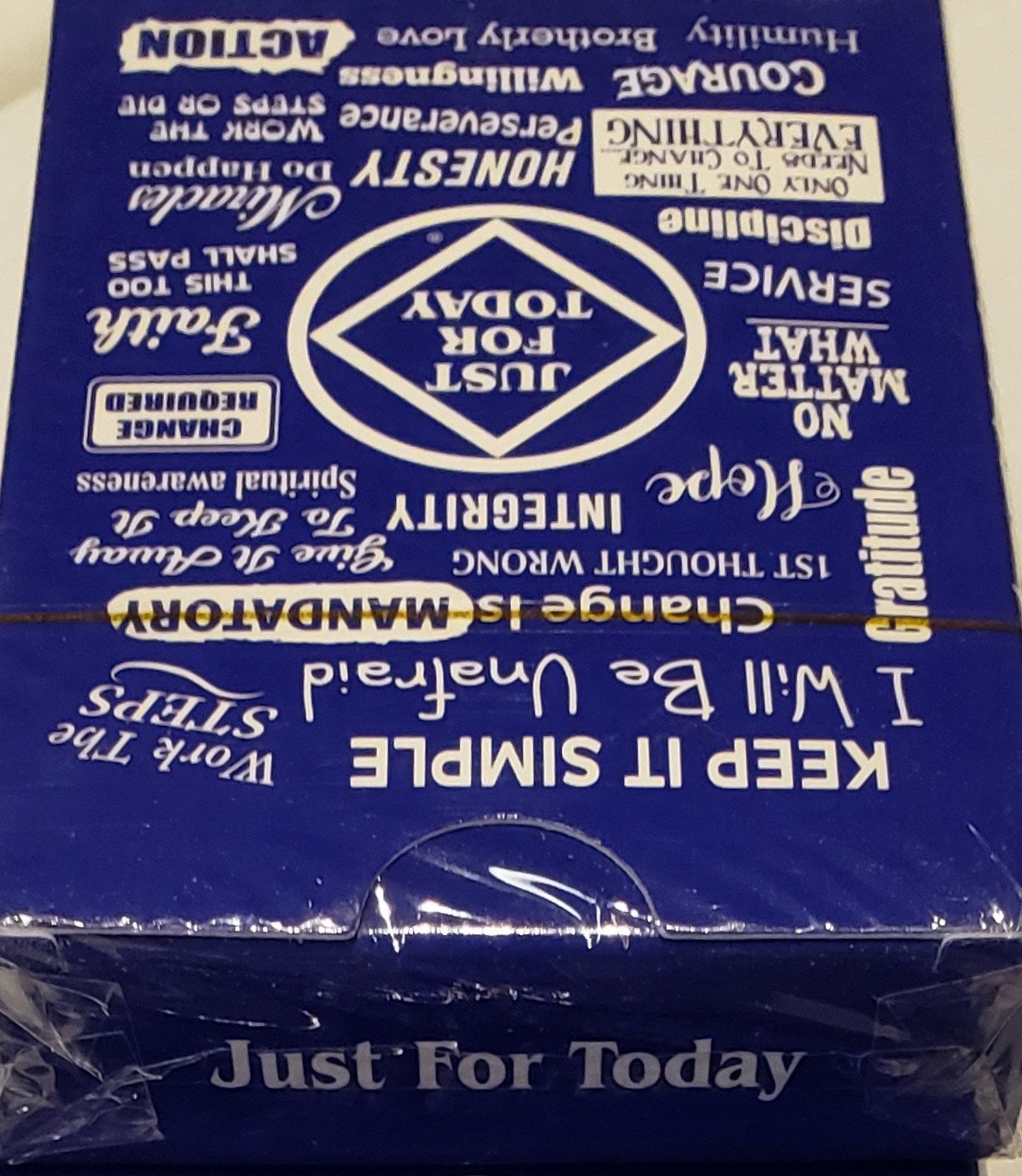 Narcotics Anonymous Style Playing Cards | Etsy