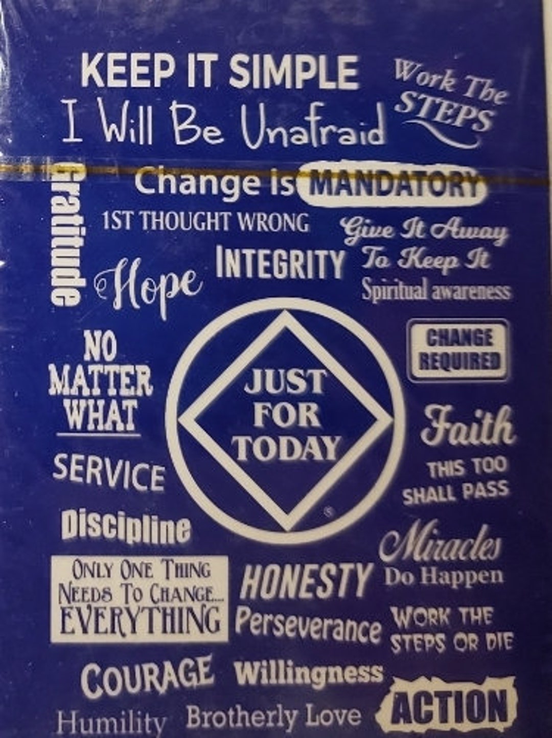 Narcotics Anonymous Style Playing Cards - Etsy