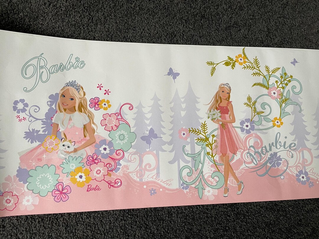 Vintage Barbie Wallpaper Border - Etsy