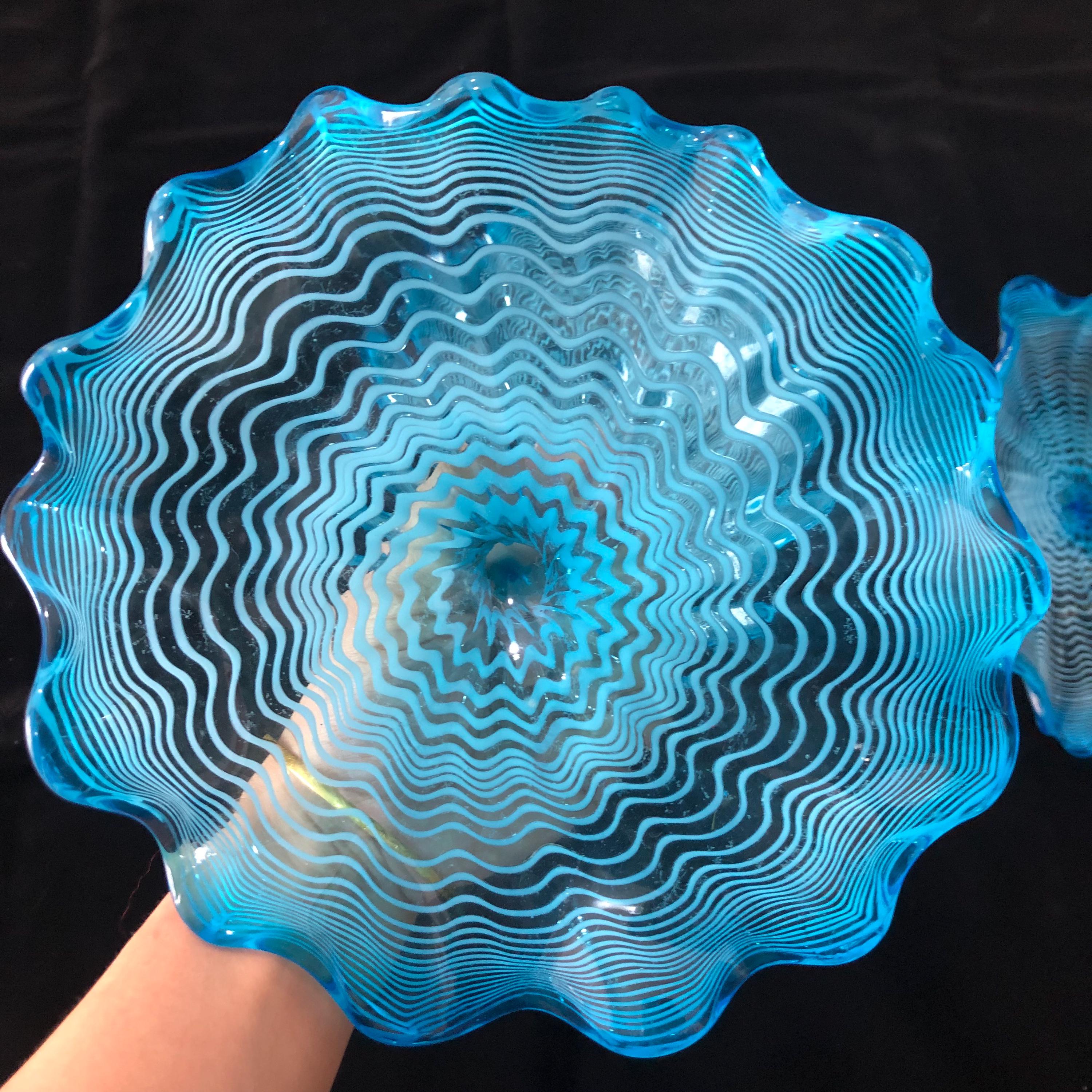 Murano Glass Wall Art Platters: Set of 3 Decorative Plates - Etsy