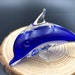 Glass Dolphin, Hand Blown Glass Dolphin Figurine, Dolphin Ornament ...