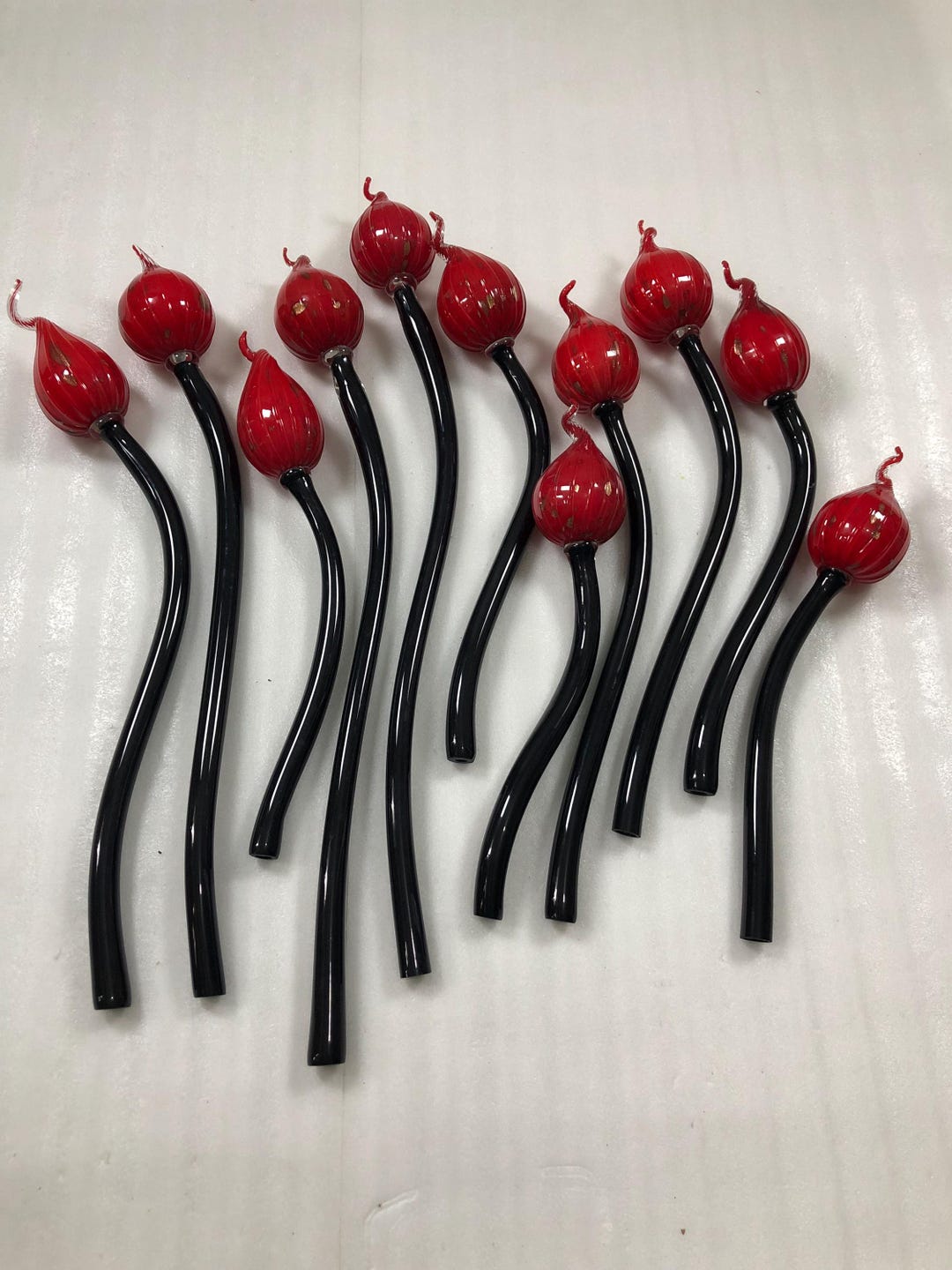 Abstract Modern Home Decor Glass Red Artwork Hotel Decoration Murano ...