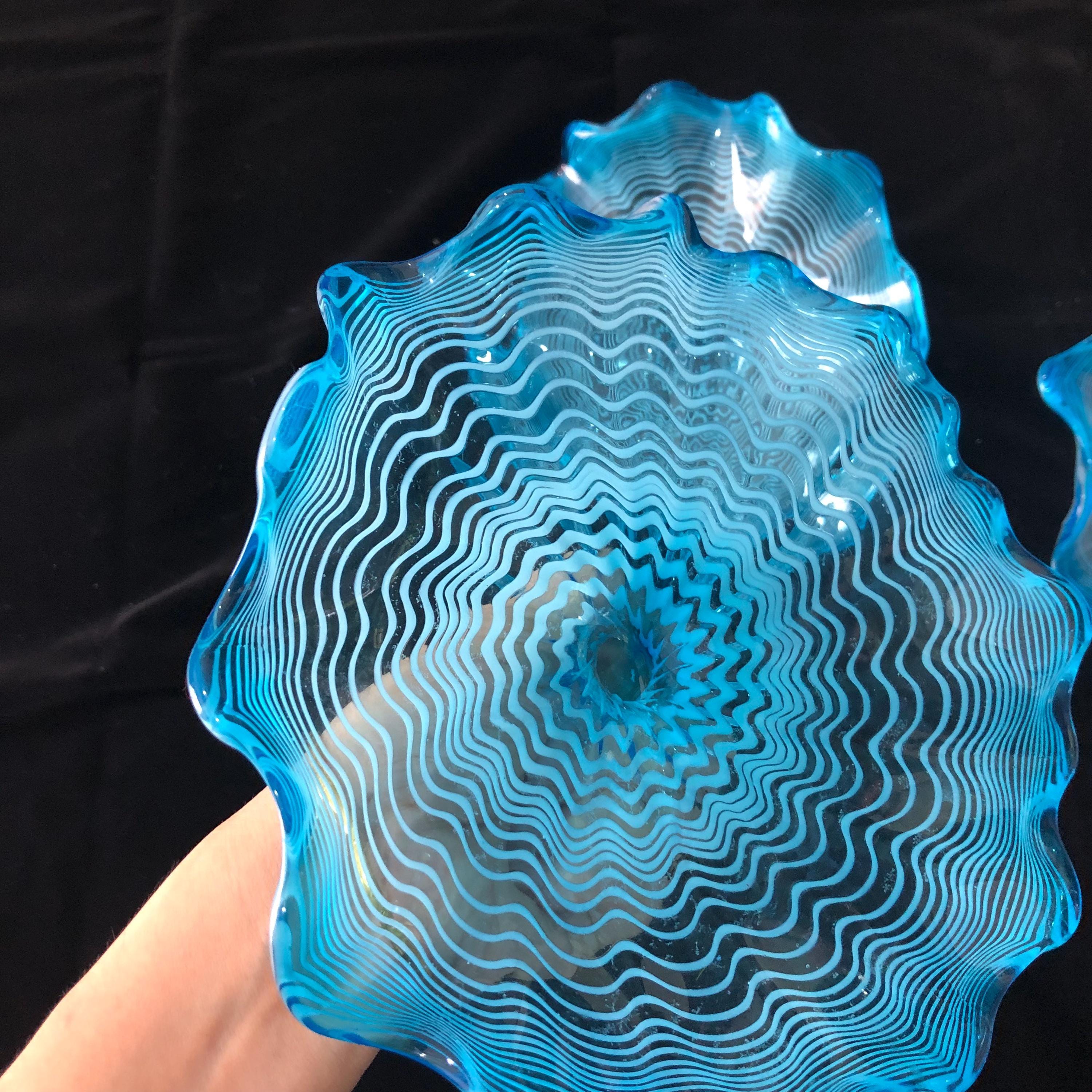 Murano Glass Wall Art Platters: Set of 3 Decorative Plates - Etsy
