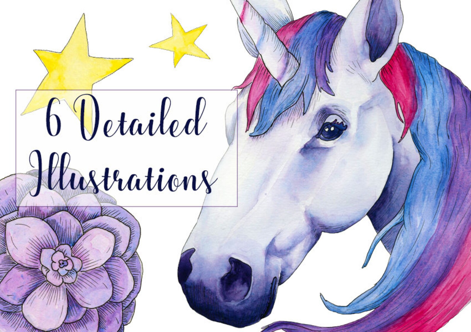 Unicorn Clipart - Unicorn Clip Art - Watercolor Unicorn Clipart ...