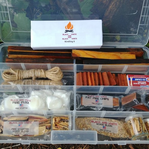 Fire Lighting Tinder Kit - Etsy