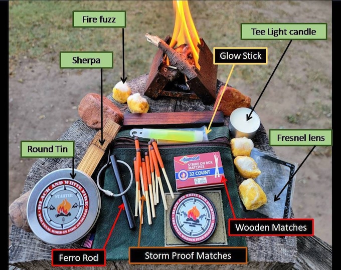 Blue Sky Fire Pouch fire Starter - Etsy