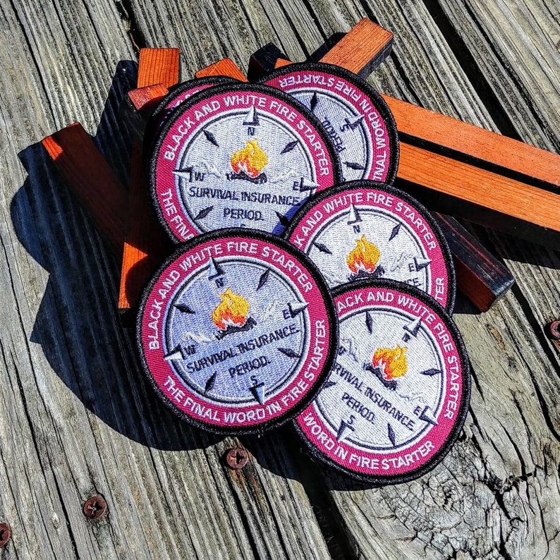 Black and White Patch - Etsy