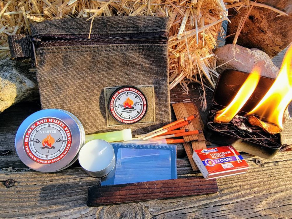 Blue Sky Fire Pouch fire Starter - Etsy