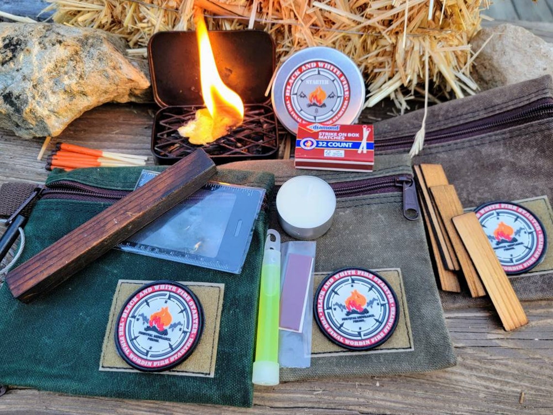 Blue Sky Fire Pouch fire Starter - Etsy