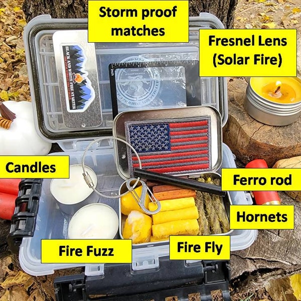 Bushcraft Fire Kit - Etsy