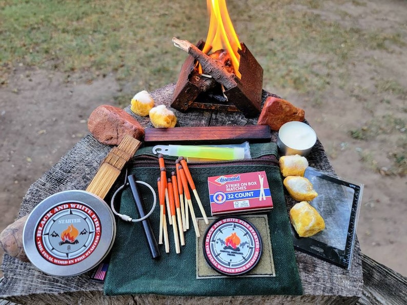 Blue Sky Fire Pouch fire Starter - Etsy