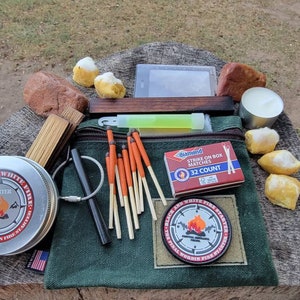 Blue Sky Fire Pouch (fire Starter) - Etsy