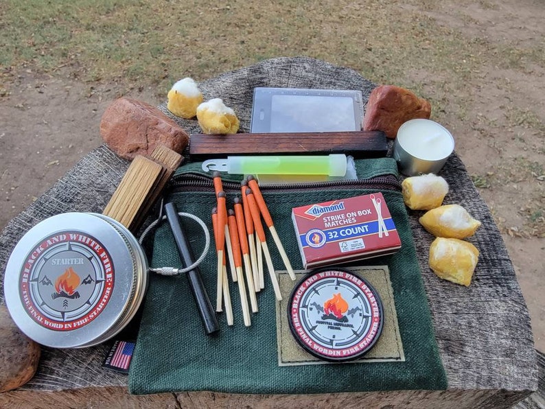 Blue Sky Fire Pouch fire Starter - Etsy