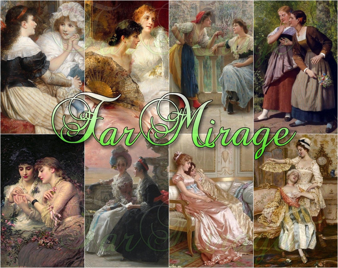 Fine Art Set 039 Womens Secrets Digital Download Etsy