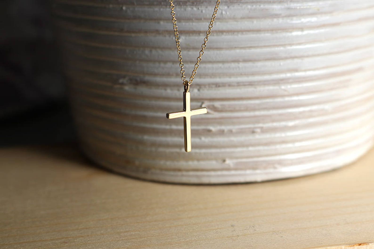Small Gold Cross Necklace Cross Necklace Small Cross | Etsy