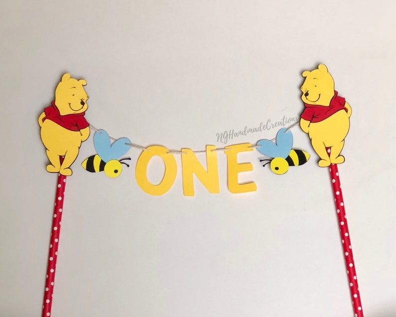 Winnie the Pooh Cake Topper | Etsy
