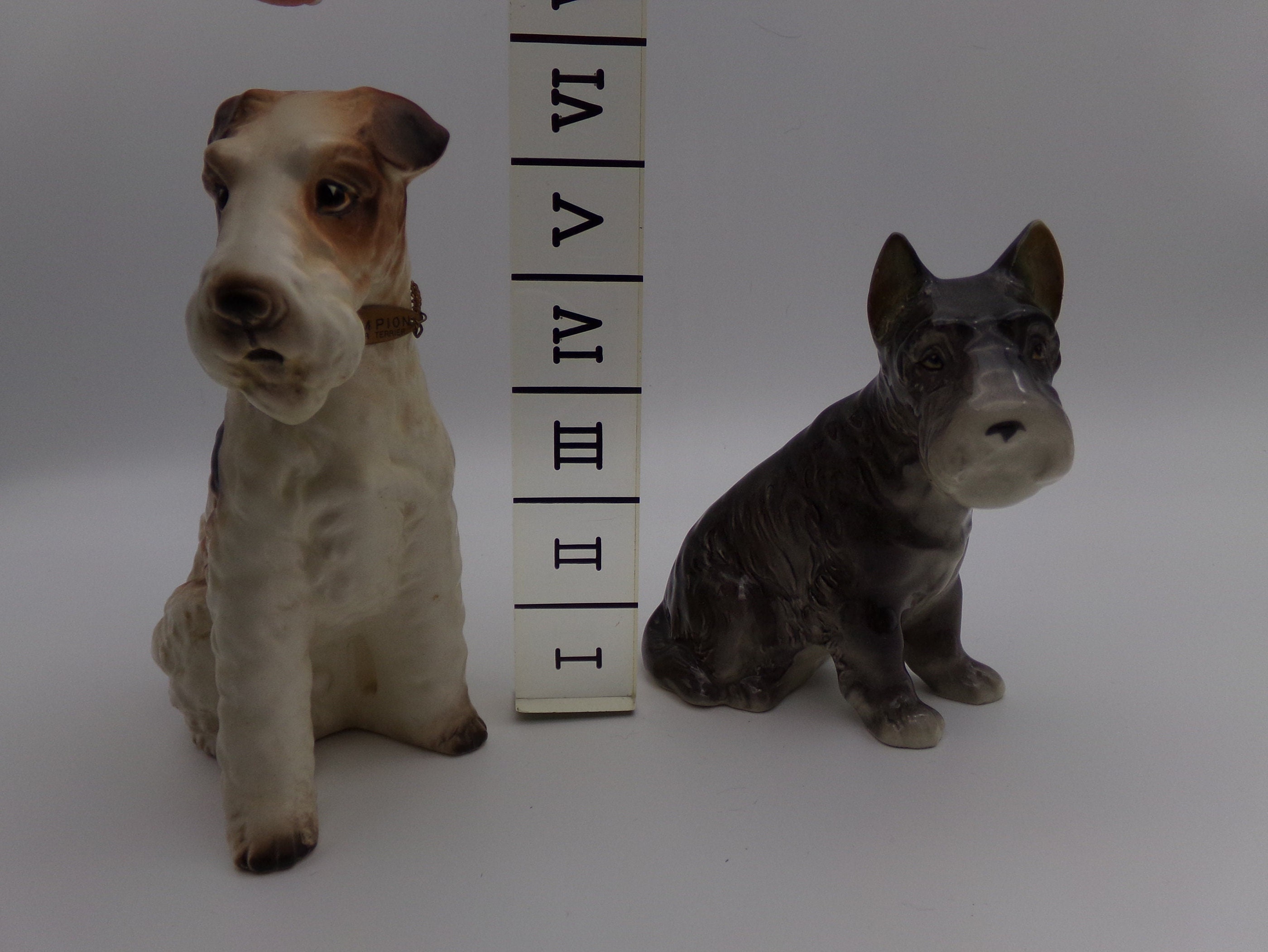 3 Antique Porcelain Dogs/ Terriers- Made in Japan - Etsy