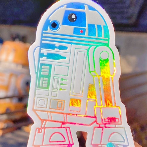 BB-8 Holographic Sticker/ Star Wars Droid Disney Laptop - Etsy
