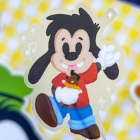 Powerline Concert Ticket Transparent Sticker/ Goofy Max Disney Bujo ...