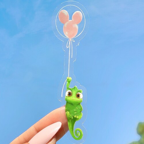 Pascal Mickey Balloon Rapunzel Tangled Transparent Laptop - Etsy