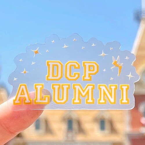 DCP Alumni Transparent Laptop Sticker/ Disney College Program - Etsy