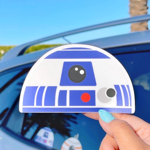 R2D2 Peeker Transparent Car Decal/ Star Wars Droid Peekaboo - Etsy