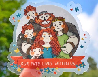 Pixar Brave Sticker - Etsy