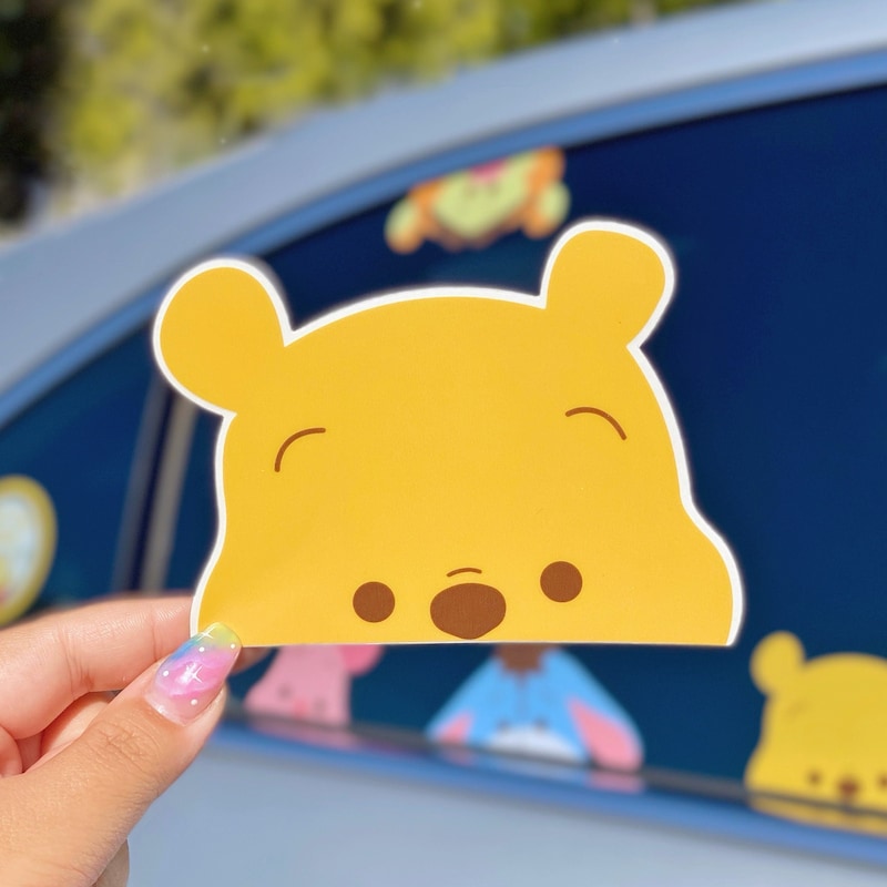 Peeking Pooh Decals - Etsy