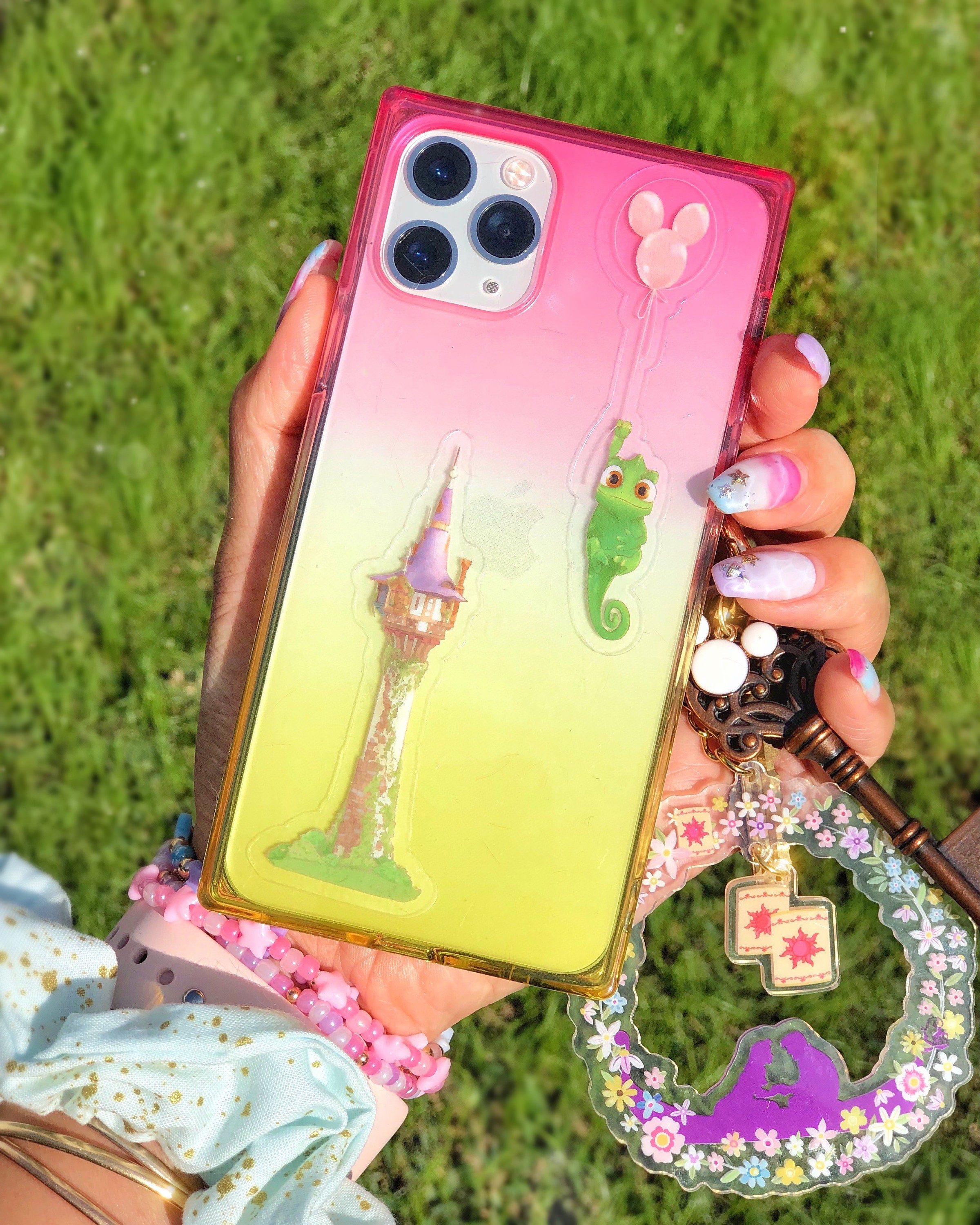 Pascal Mickey Balloon See Through Acrylic Keychain/ Tangled - Etsy