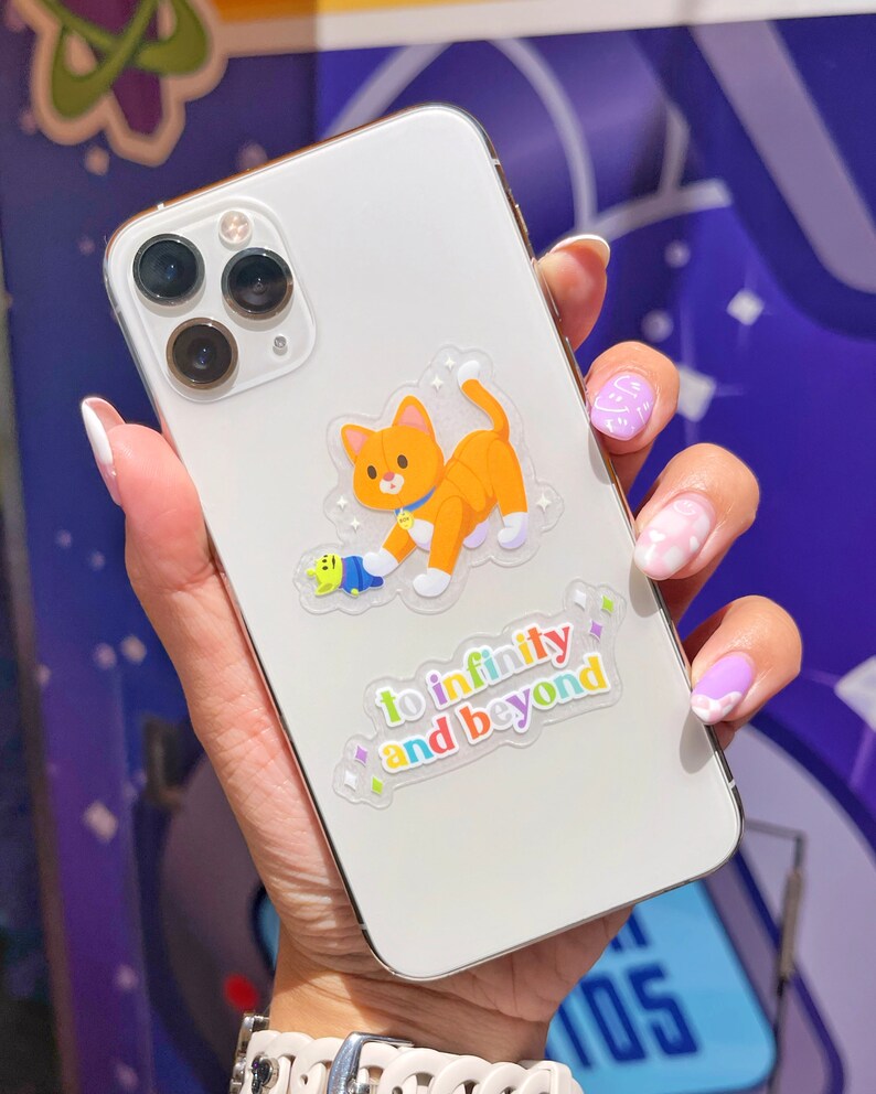 To Infinity and Beyond Quote Transparent Laptop Sticker Disney - Etsy