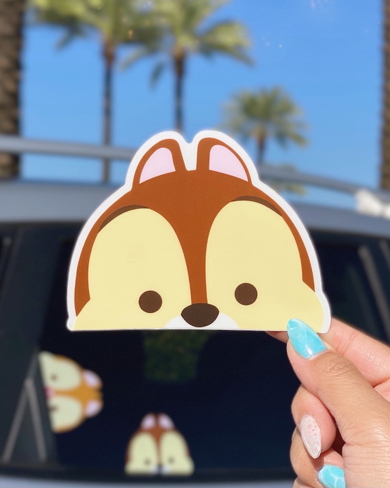Chip Peeker Transparent Car Decal/ Chip & Dale Rescue Ranger | Etsy