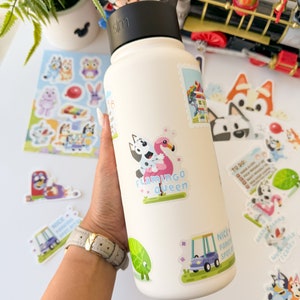 Walking Leafy Transparent Sticker/ Blue Heeler Dogs Disney Laptop Vinyl ...