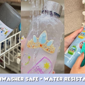 Drink Water Baby Squirt Transparent Laptop Stickers/ Hydrate Reminder Sea Turtle Nemo Planner ...