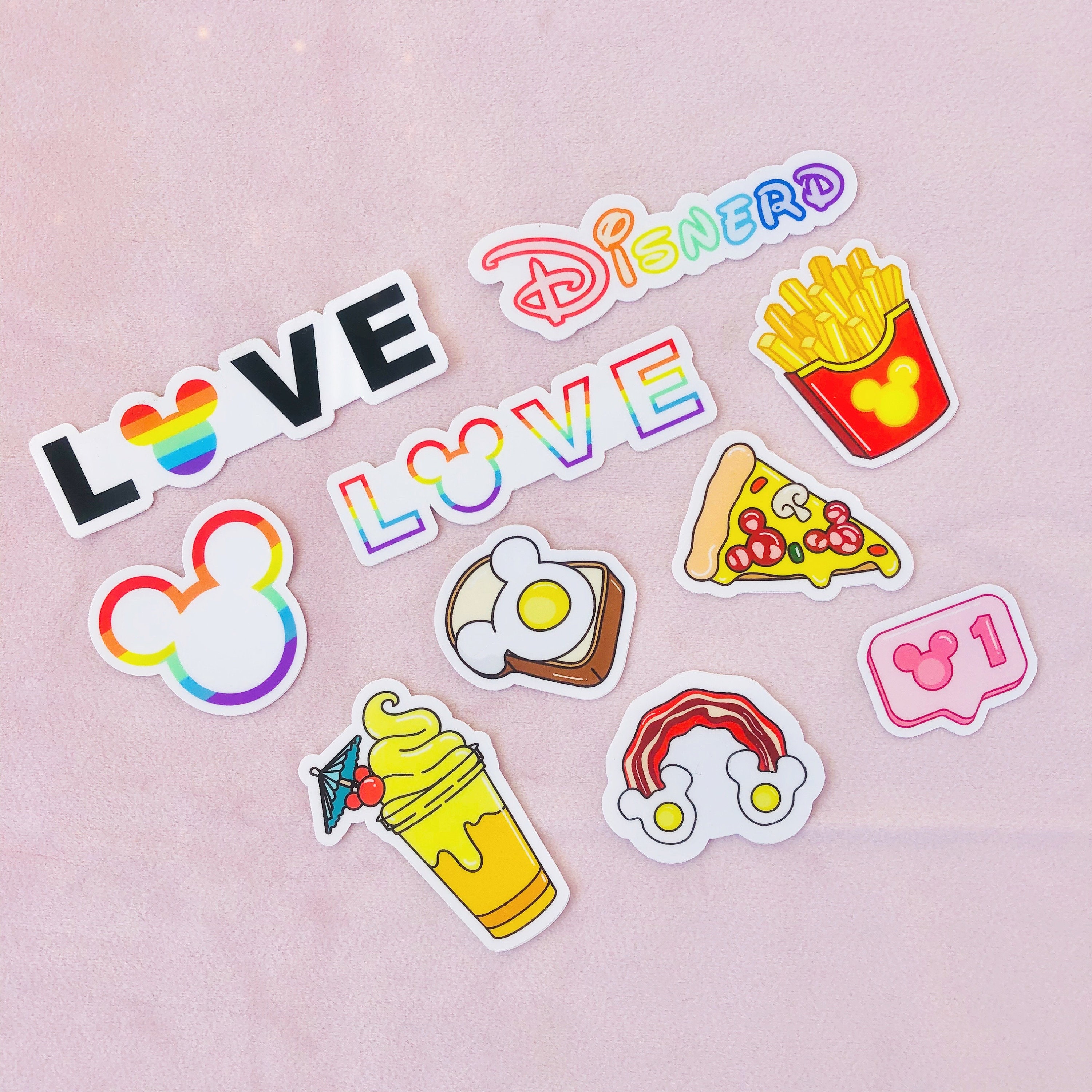 Semicolon Disney Mickey Rainbow Sticker/ Gay Pride LGBTQ | Etsy