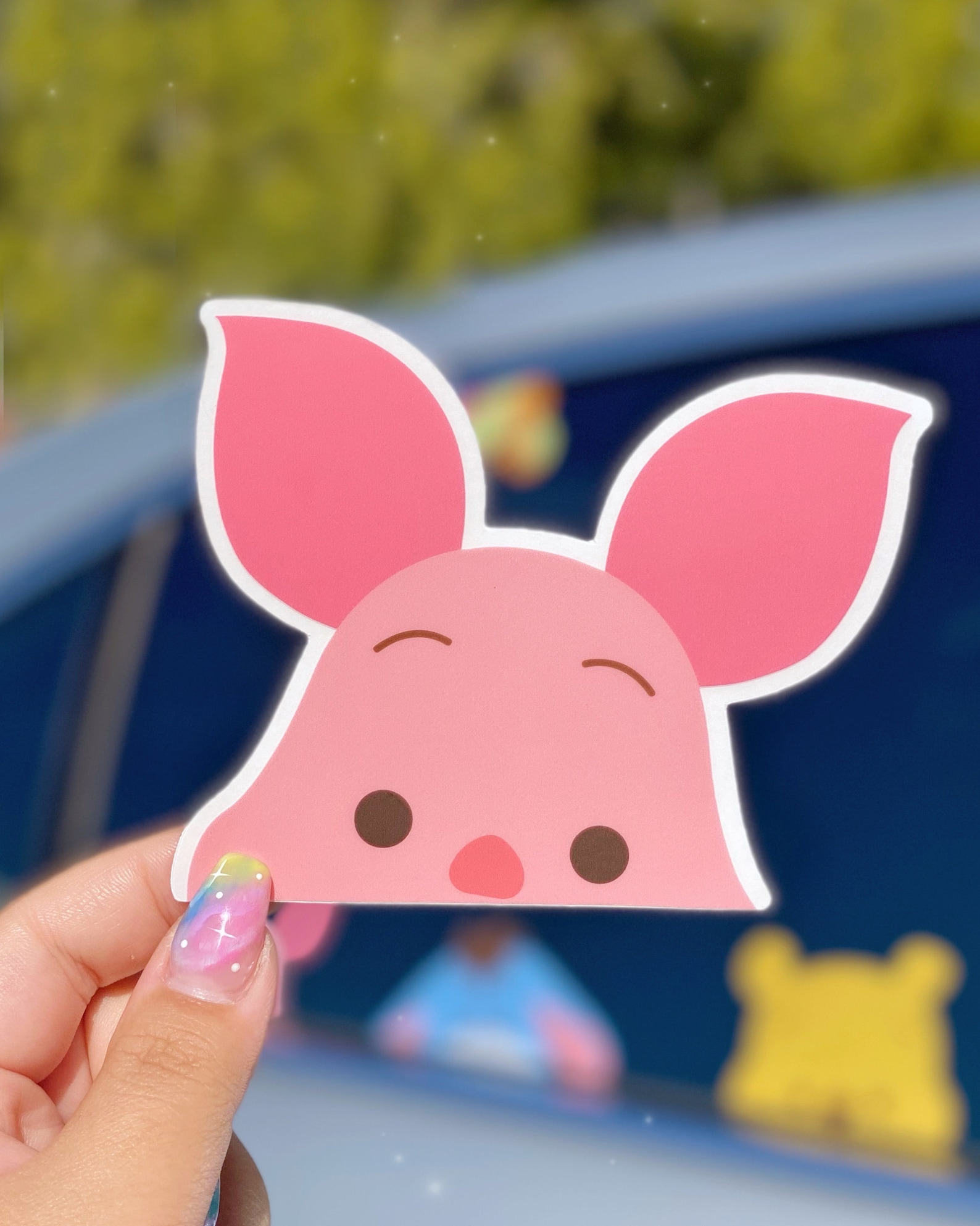 Eeyore Peeker Transparent Car Decal/ Tigger Piglet Pooh Peekaboo Window ...