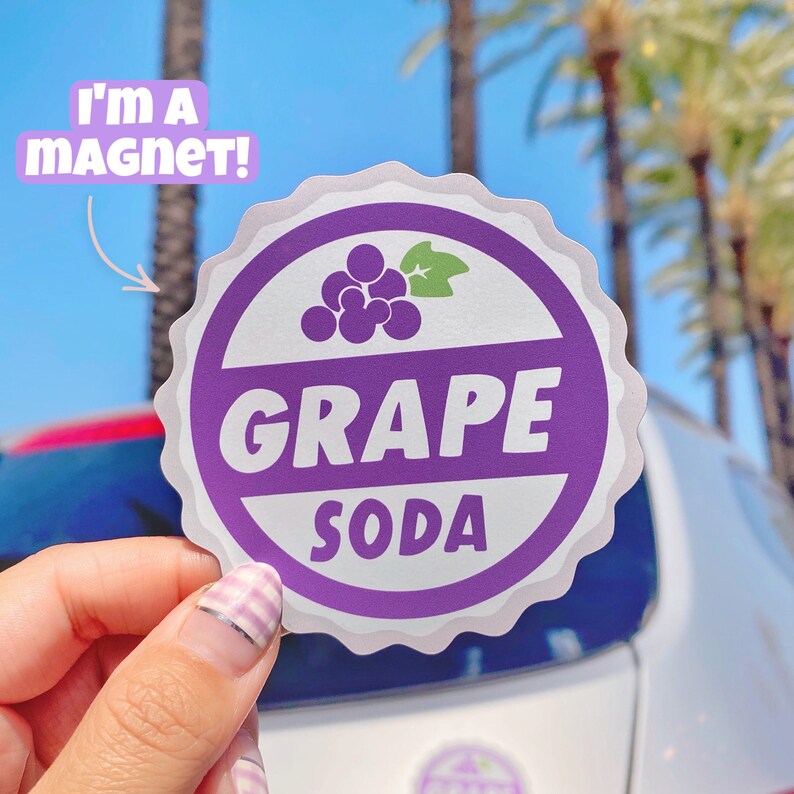 Grape Soda Bottle Cap up Themed Magnet/ Disney Pixar Russell - Etsy
