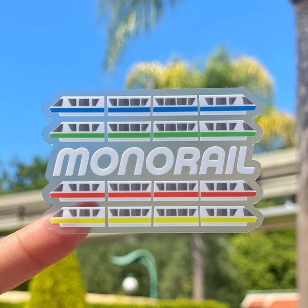 Monorail Decal - Etsy