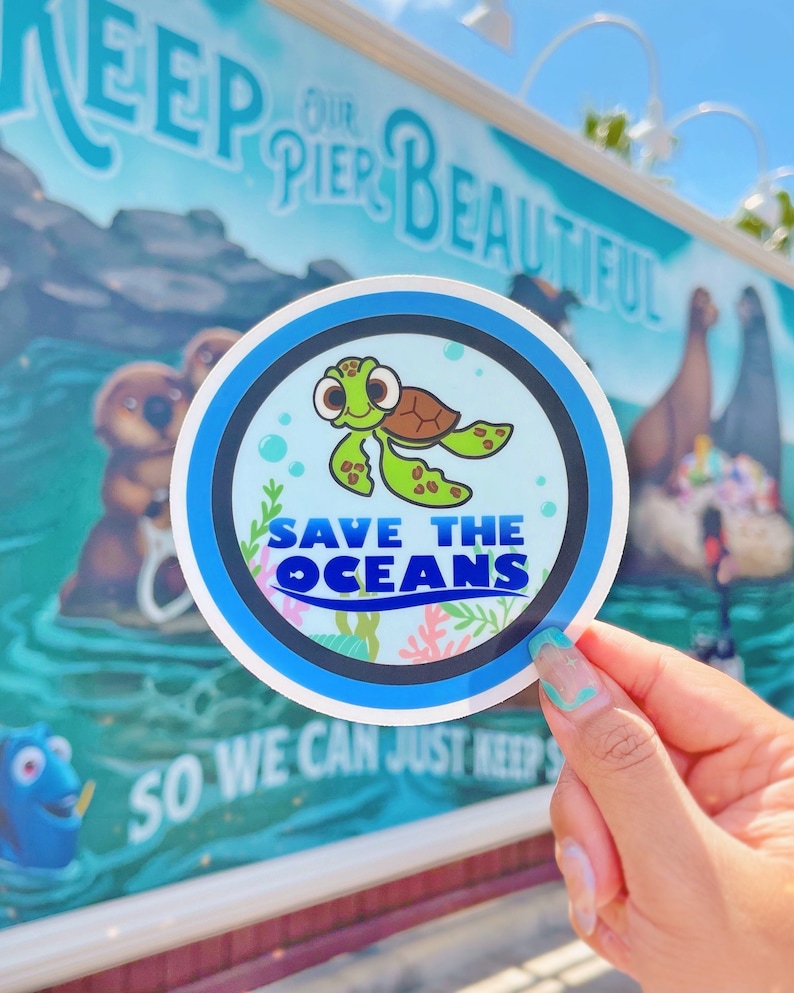 Save the Oceans Squirt Car Decal/ Nemo Dory Environment Car Window ...