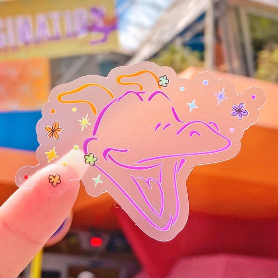 Figment Dragon Flower Wreath Transparent Disney Laptop - Etsy