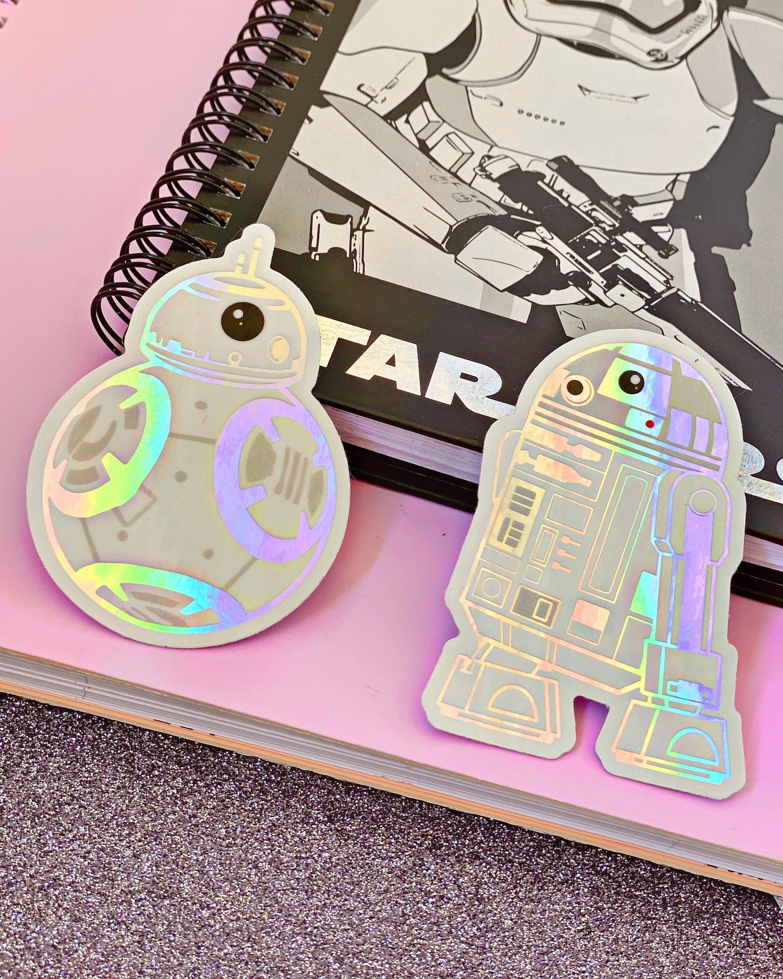 R2D2 Holographic Droid Sticker/ Star Wars Disney Laptop Stickers/mickey ...