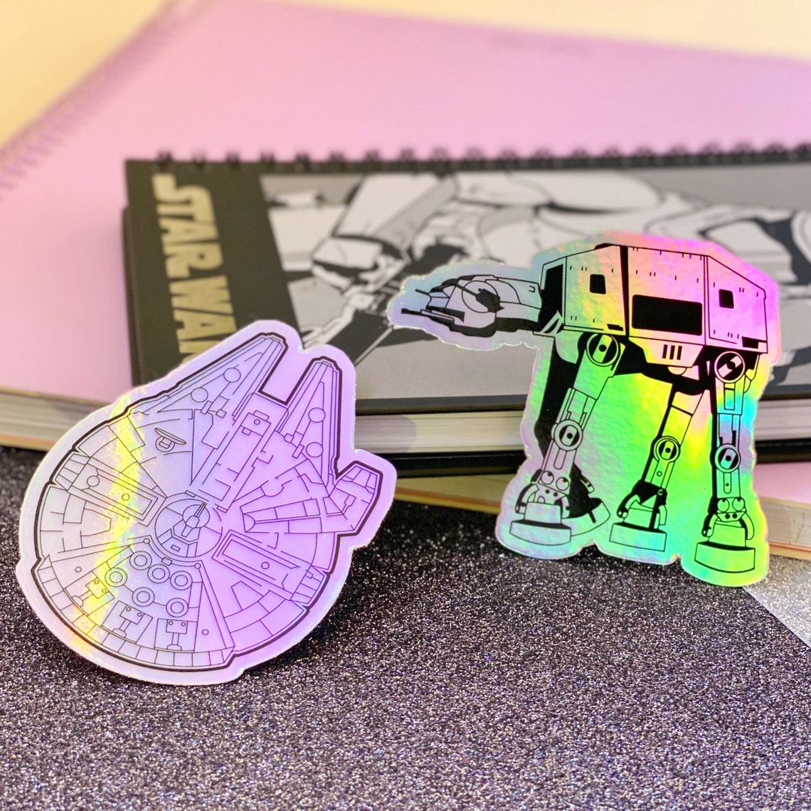 R2D2 Holographic Droid Sticker/ Star Wars Disney Laptop - Etsy