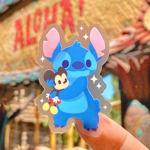 Stitch Lemonade Transparent Disney Laptop Stickers/ Tropical - Etsy