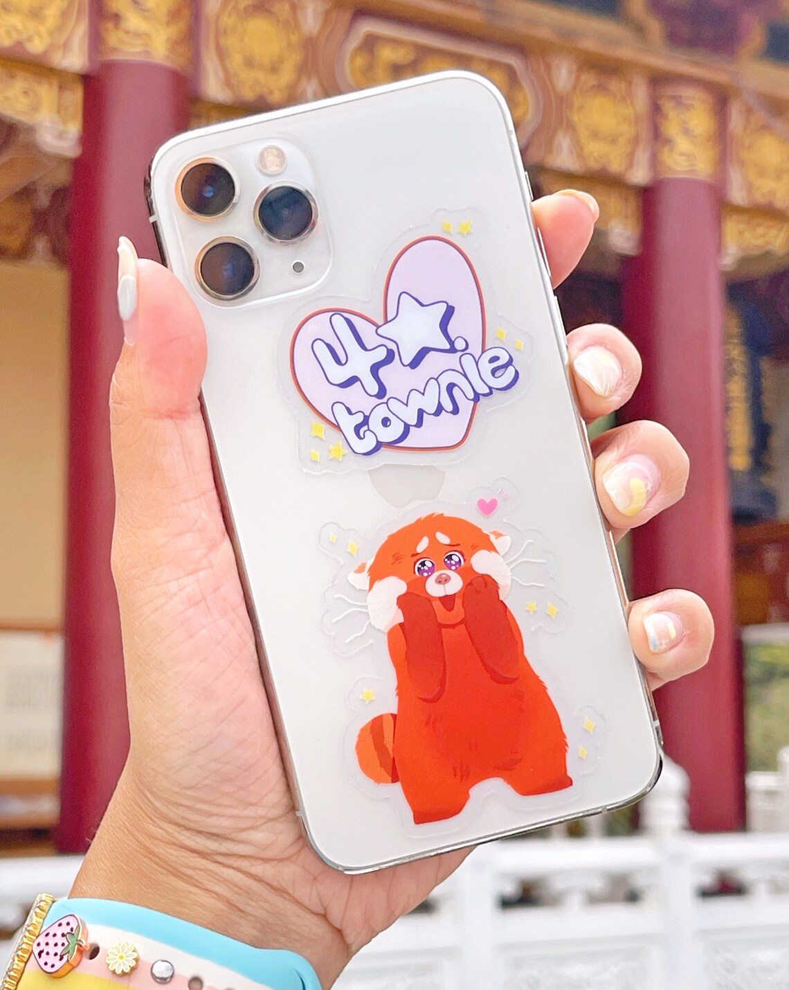 Panda Tamagotchi Transparent Sticker/ Turning Red Mei Mei - Etsy