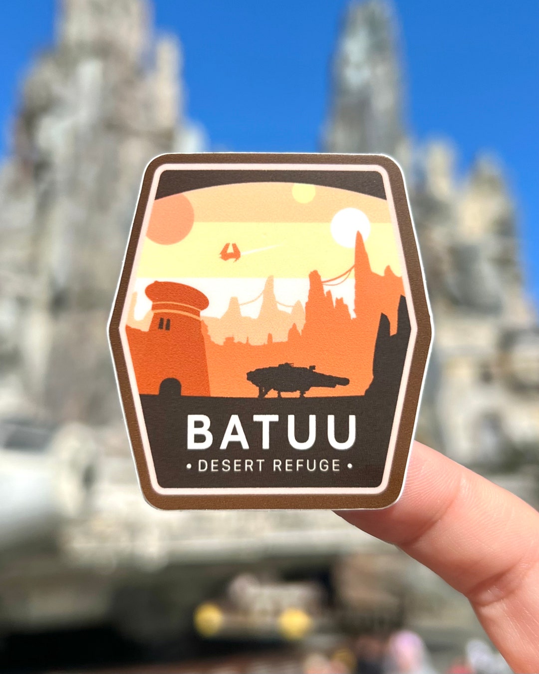 Batuu National Parks Sticker/ Wanderlust Vintage Retro Water Bottle ...