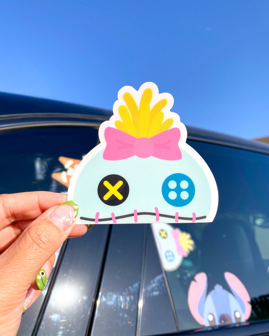 Scrump Peeker Transparent Car Decal/ Lilo Aloha Hawaiian Peekaboo ...