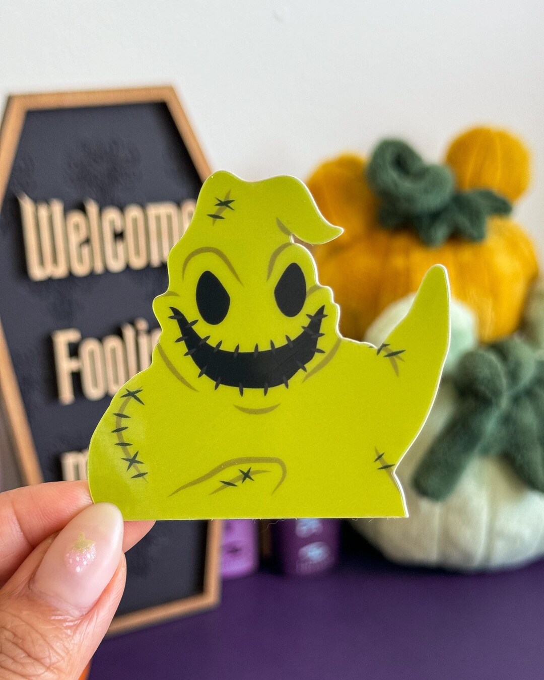Oogie Boogie Glow in the Dark Stickers/ Nightmare Before Christmas ...
